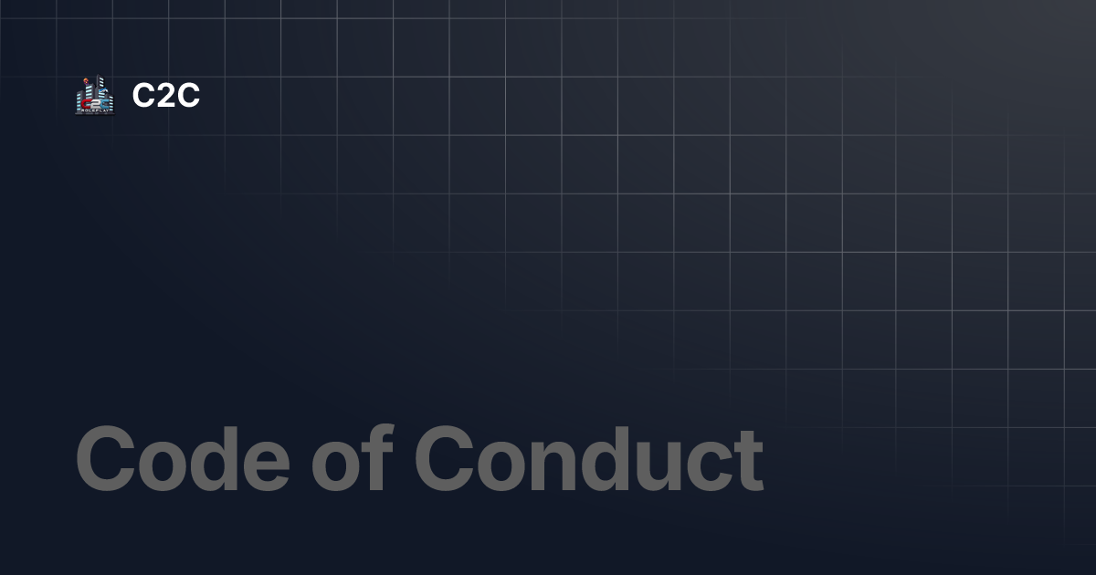 Code of Conduct | C2C